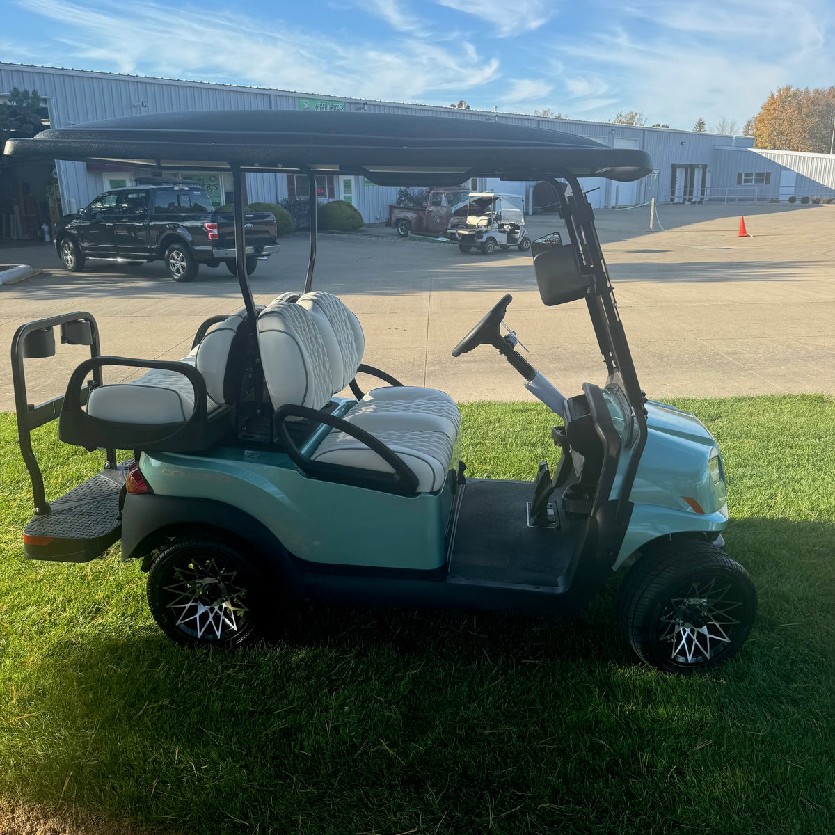2025 Club Car Onward Gas 4 Passenger Green Golf Cart – Chuck's Custom ...