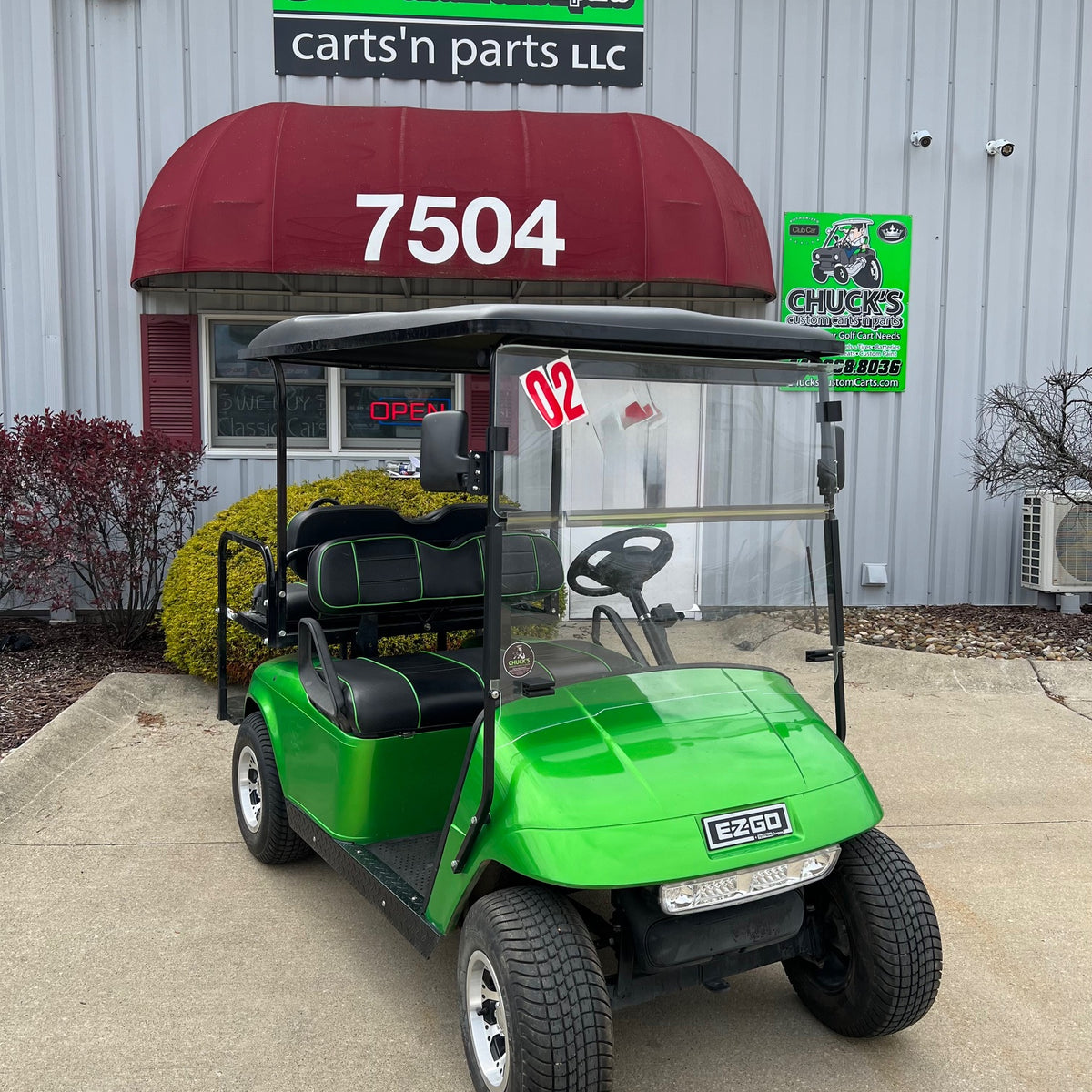 Ezgo Four Seater 36 Volt Electric Golf Cart – Chuck's Custom Carts 'n Parts