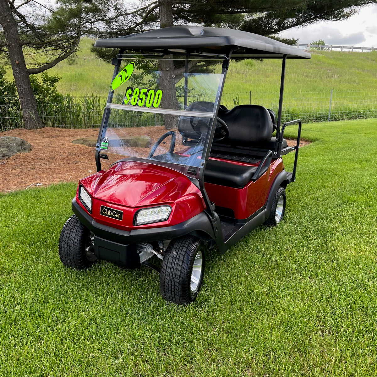 2022 Club Car Tempo Candy Red Gas 4 Passenger Golf Cart – Chuck's ...