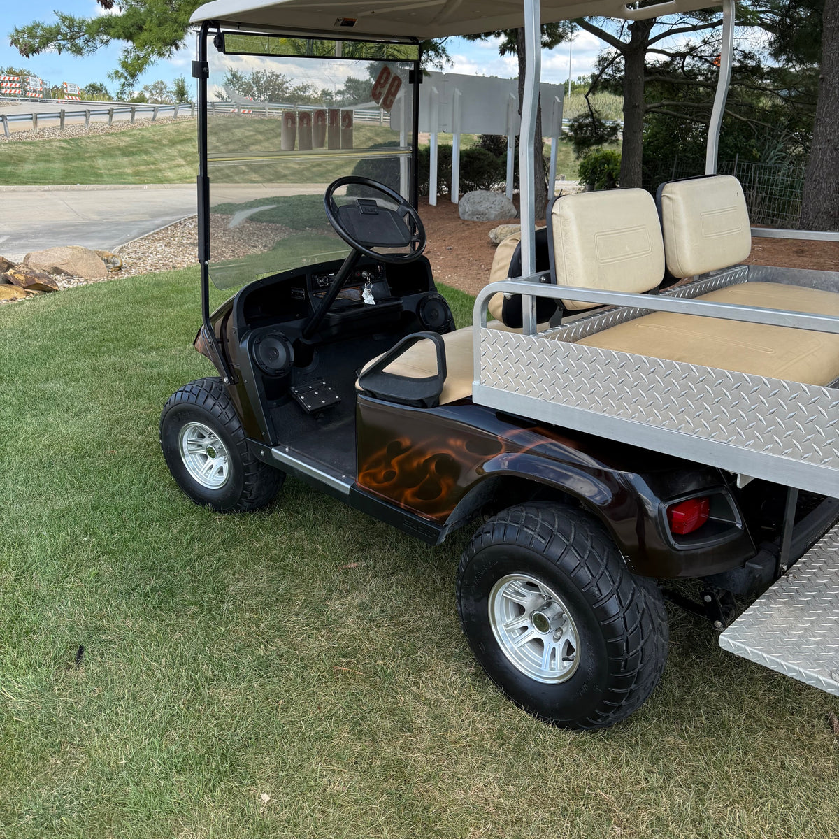 Ezgo Four Seater Lifted 36 Electric Golf Cart – Chuck's Custom Carts 'n ...