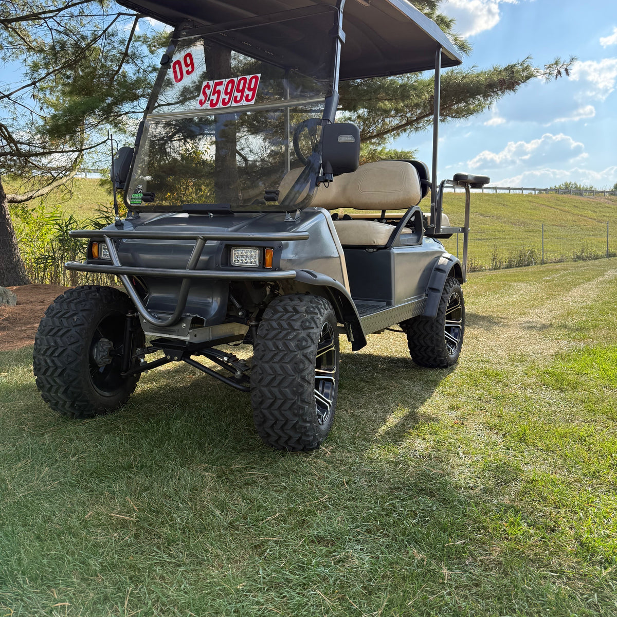 Club Car DS Lifted Four Seater Electric Street Golf Cart – Chuck's ...