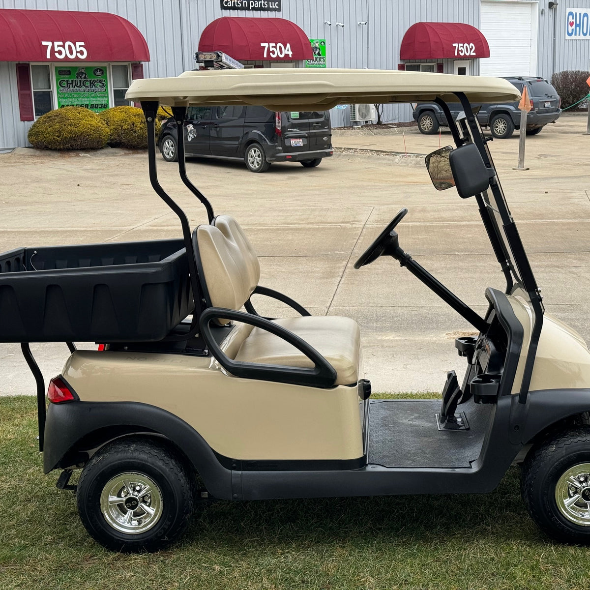 2018 Club Car Precedent Beige Electric Two Passenger – Chuck's Custom ...
